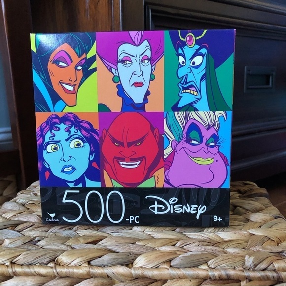 Disney | Games | Disney Villains Color Block 50pc Puzzle | Poshmark